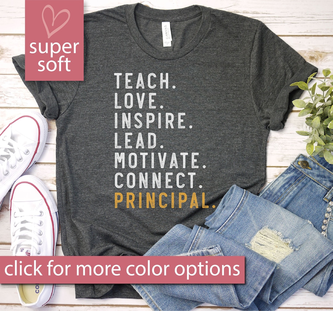 Principal Team T-shirt, Gift for Principal, School Principal Design ...
