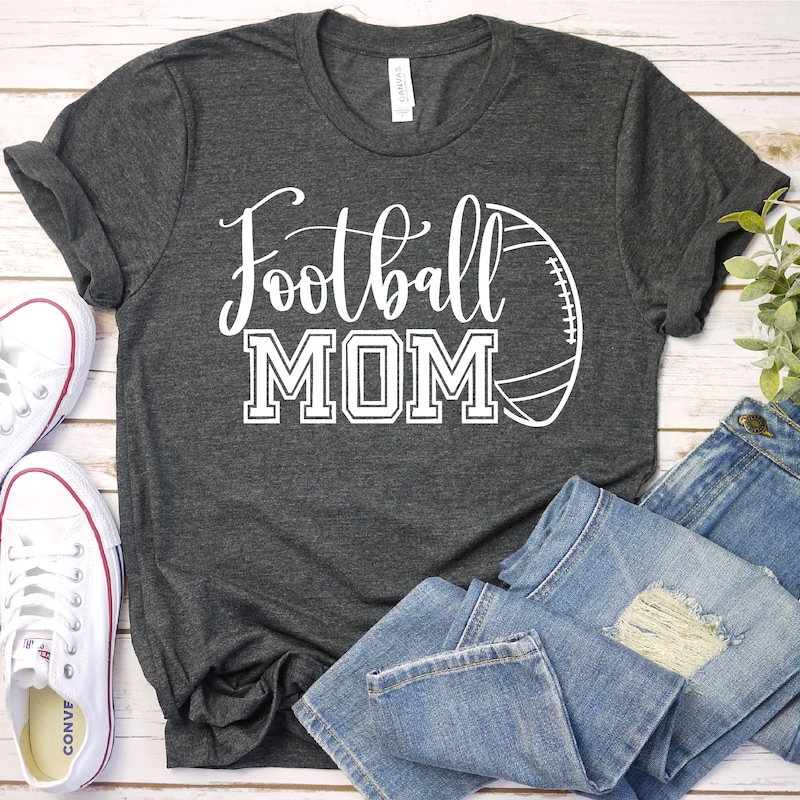 Football Mom T Shirt - Etsy