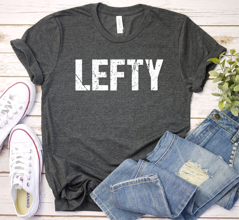 Lefty T Shirt Left Handed T Shirt Tee South Paw T Shirt Gift | Etsy