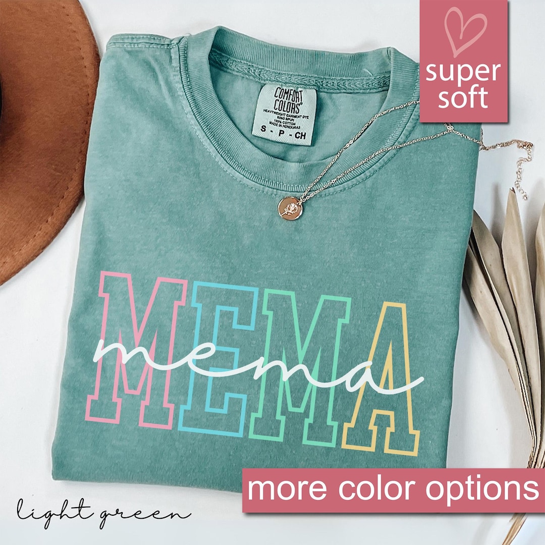 Comfort Colors® Mema Shirt, Mema T-shirt, Mema Tee, Cute Mema Shirt ...