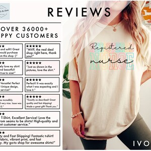 Comfort Colors® Rn Nurse Shirt, Registered Nurse Rn Gift, Rn Nurse ...