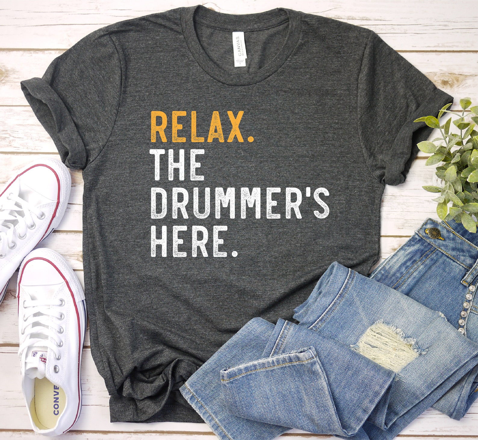 Drummer Gift, Gifts for Drummers, Drummer Shirt, Relax the Drummer's ...