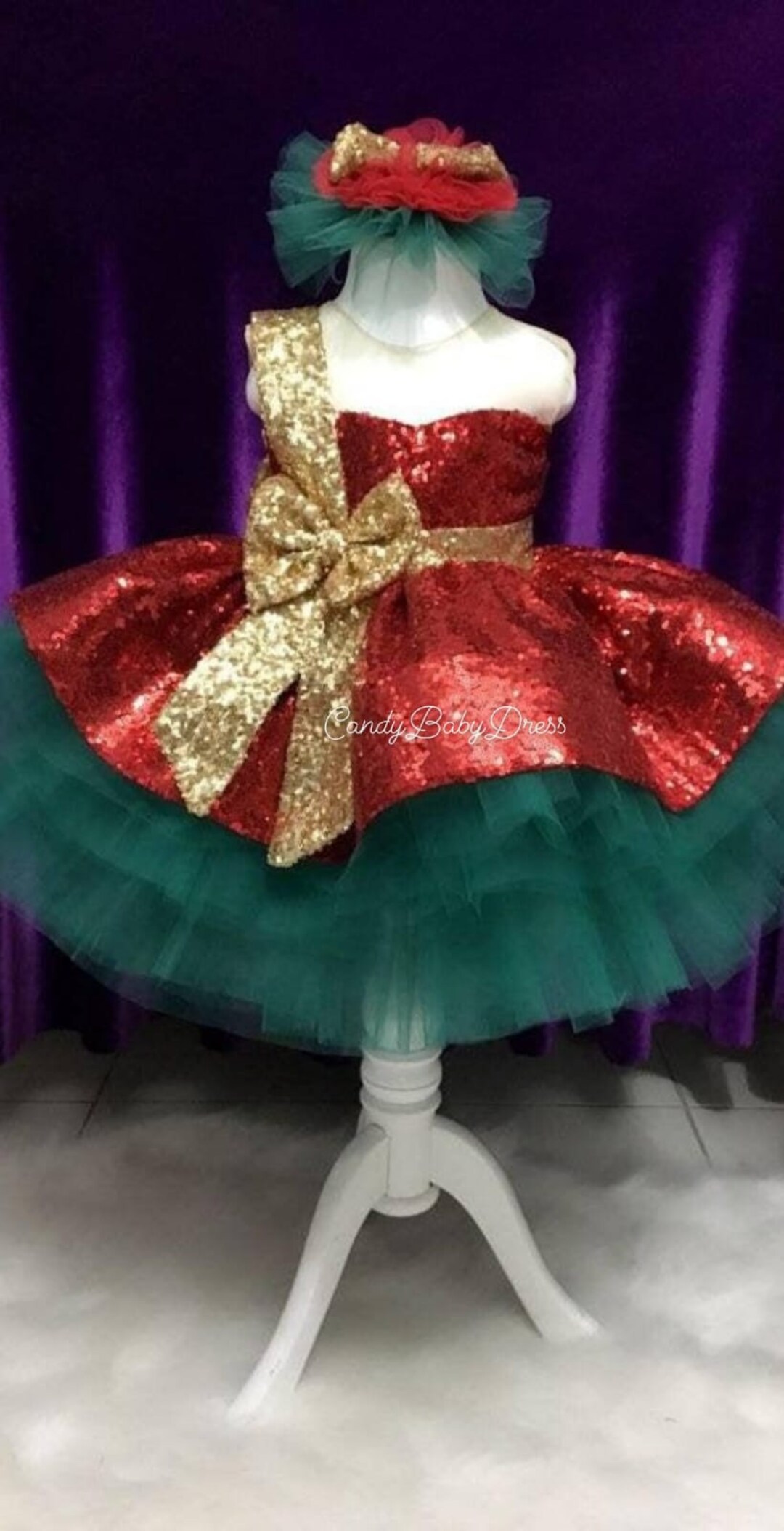 Luxury Sequin Girl Dress , Luxury Girl Dress , Babygirl Dress ...