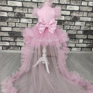Pink Tulle Little Princess Gown, Birthday Dress - Etsy