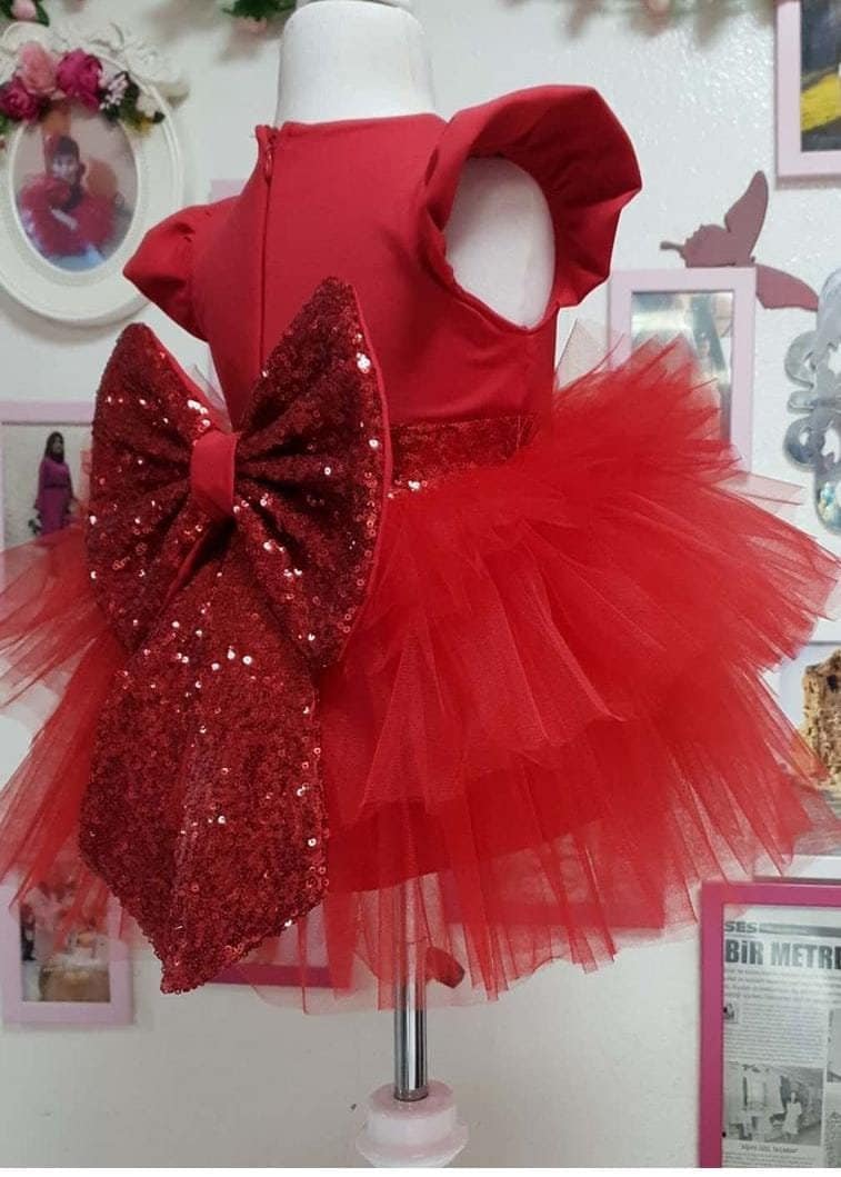 Red Babygirl Party Clothes Customise Girl Wear Baby Birthday | Etsy