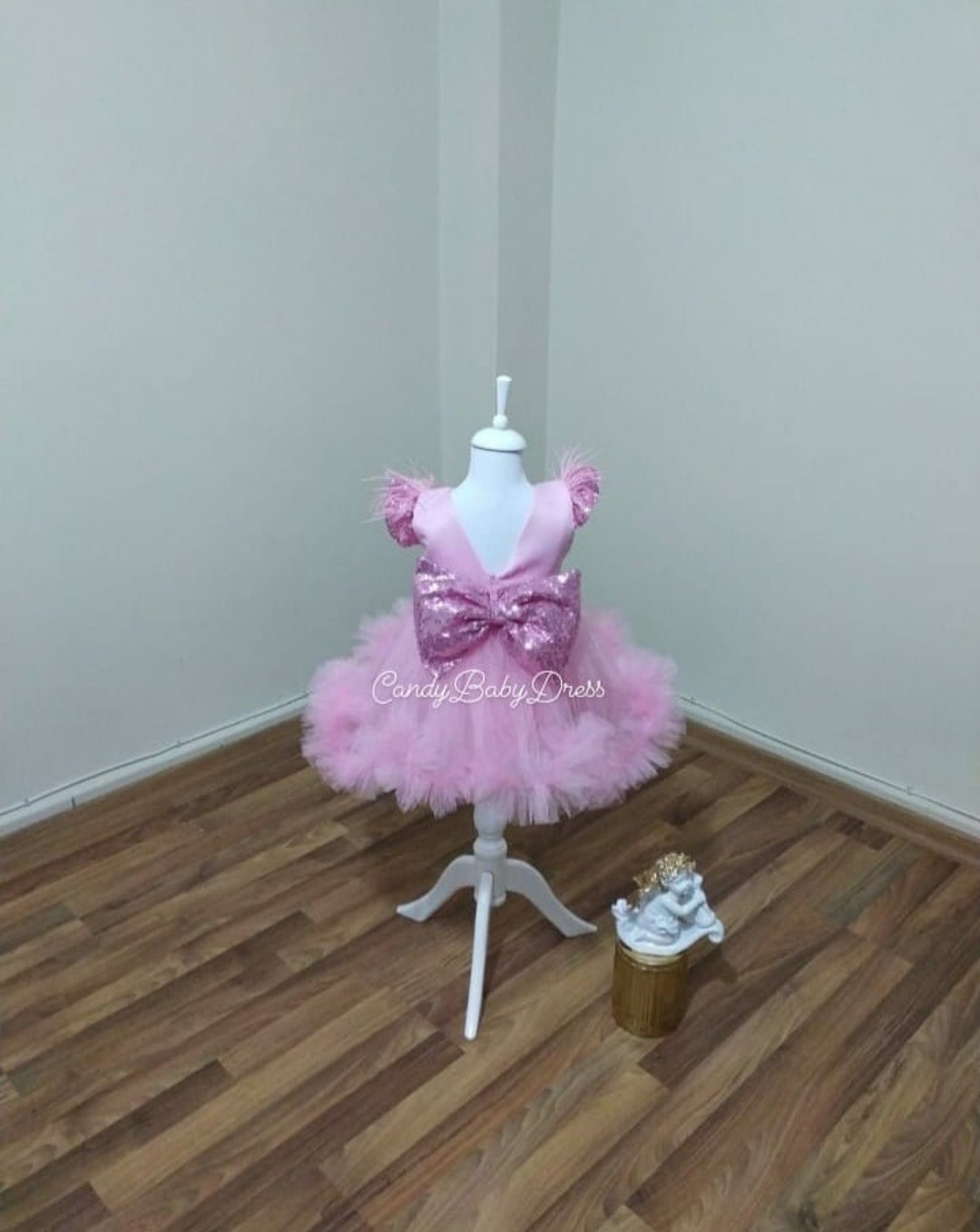 Pink Princess Dress , Luxury Belle Costume , Princess Girl Dress , Pink ...