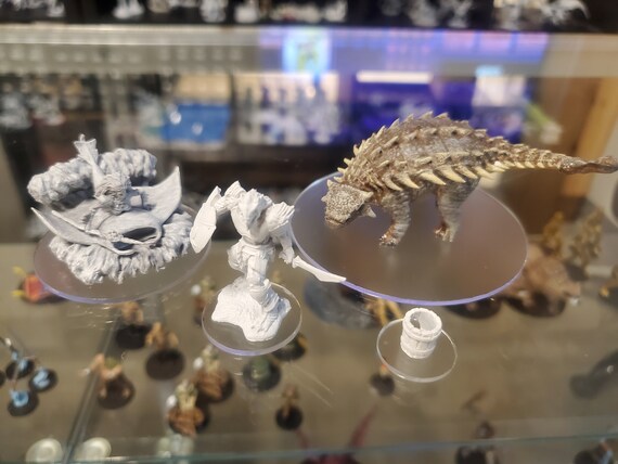 Acrylic Miniature Bases for D&D and Other Ttrpgs | Etsy