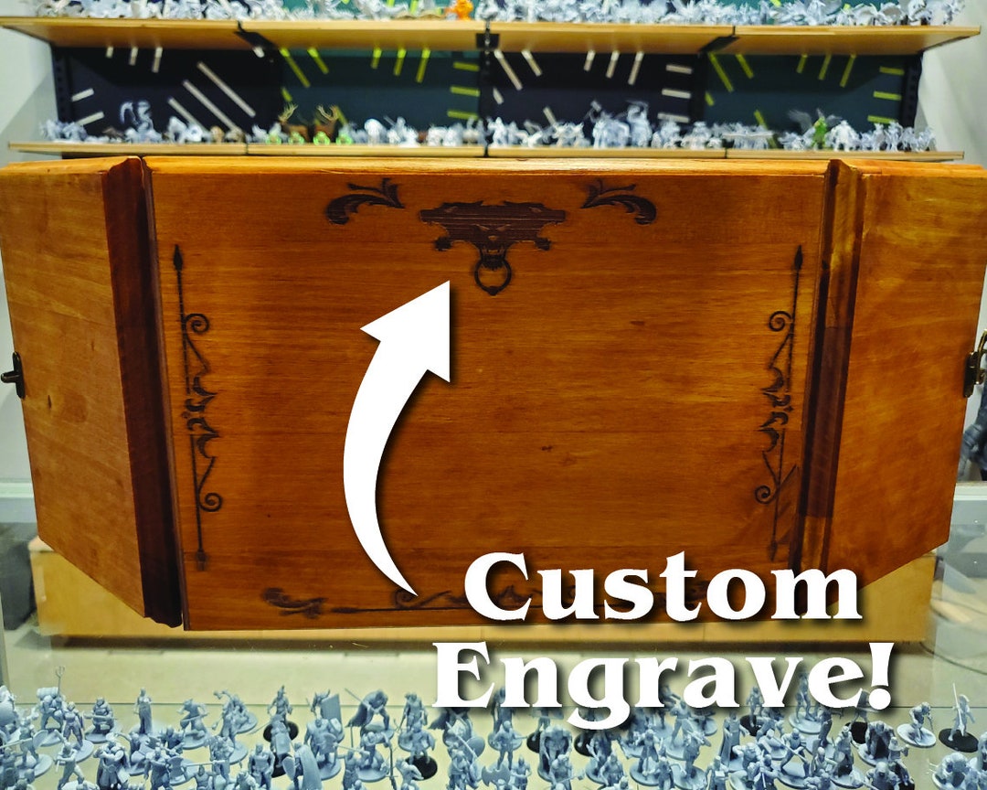 Custom Engraved Wood D&D DM Screen - Etsy