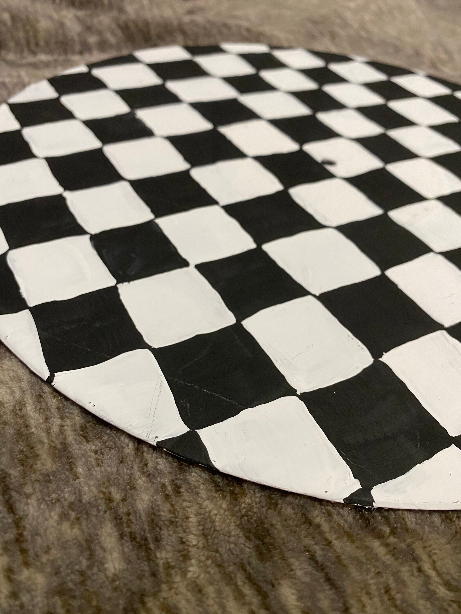 Checkered Painted Vinyl Wall Art Etsy checkered-painted-vinyl-wall-art-etsy