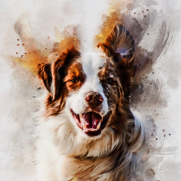 Custom Dog Painting - Etsy