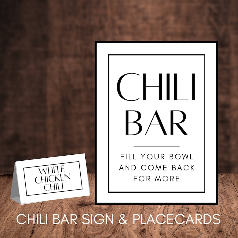 Chili Bar - Etsy