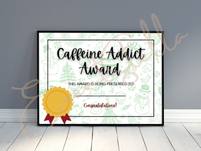 Office Holiday Party Awards L Printable Work Party Awards L Work ...