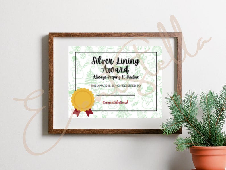 Office Holiday Party Awards L Printable Work Party Awards L Work ...