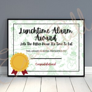 Office Holiday Party Awards L Printable Work Party Awards L Work ...