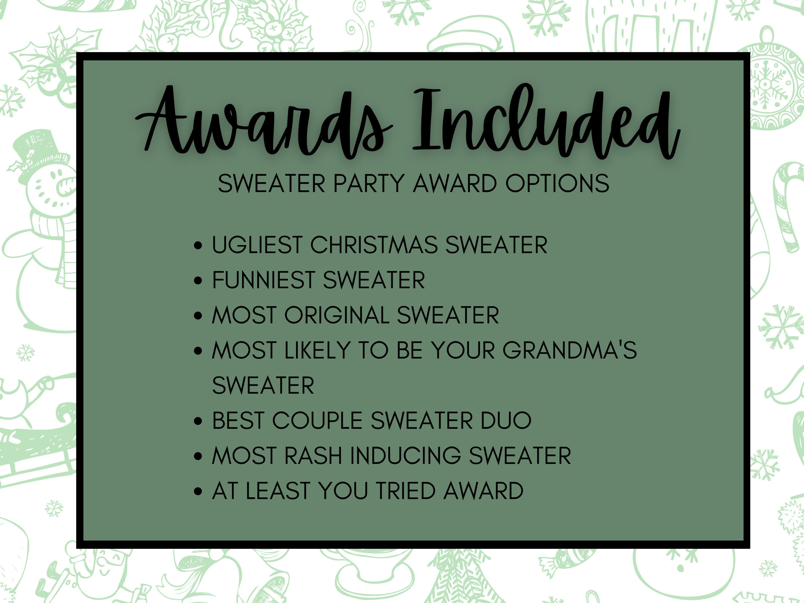Office Holiday Party Awards L Printable Work Party Awards L - Etsy