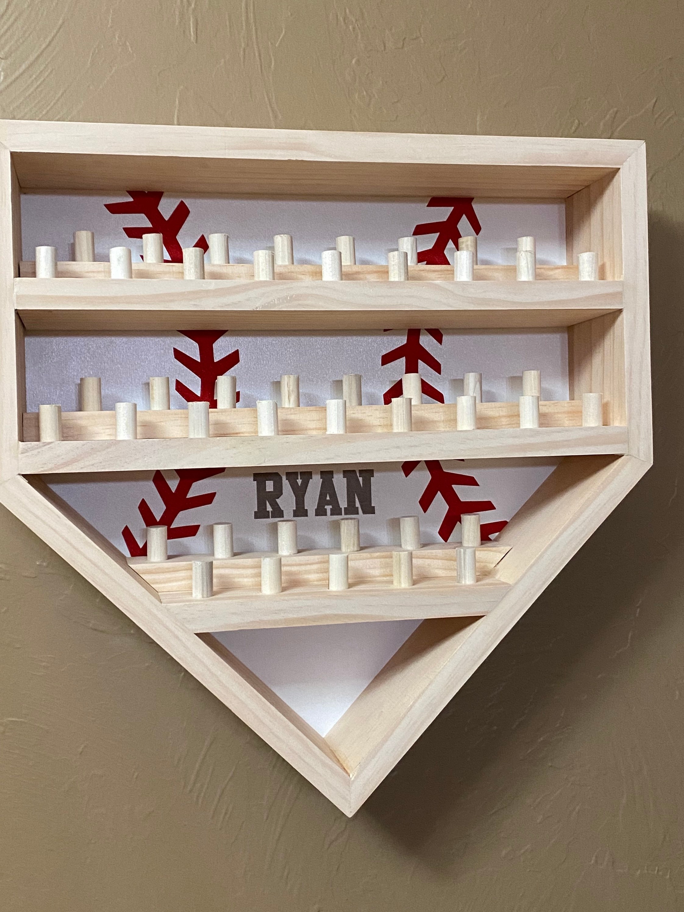 Baseball Home Plate Ring Display - Etsy