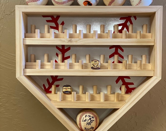 Baseball Home Plate Ring Display - Etsy