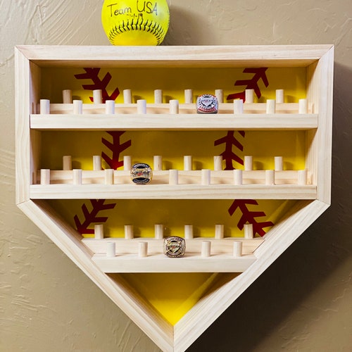 Baseball Home Plate Ring Display - Etsy