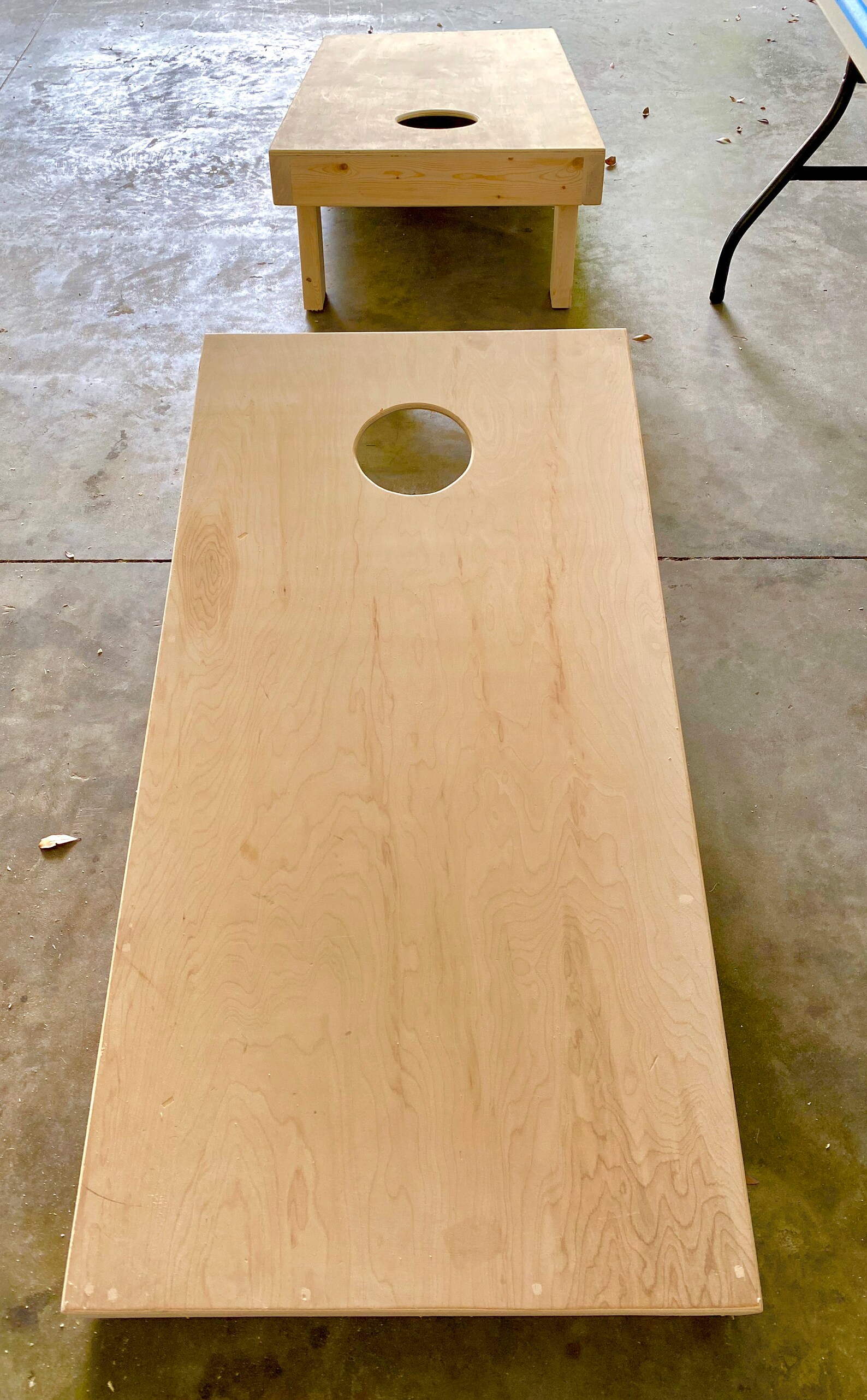 Unfinished Wood Cornhole Board Perfect for Woodstain | Etsy