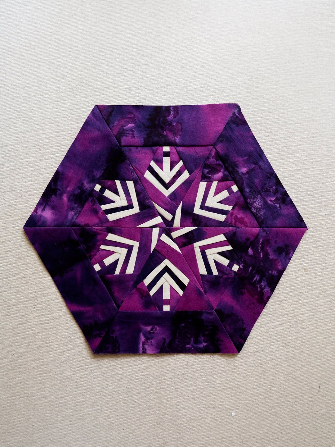 Snowflake - Foundation Paper Piecing Pattern - Quilt Block - Etsy