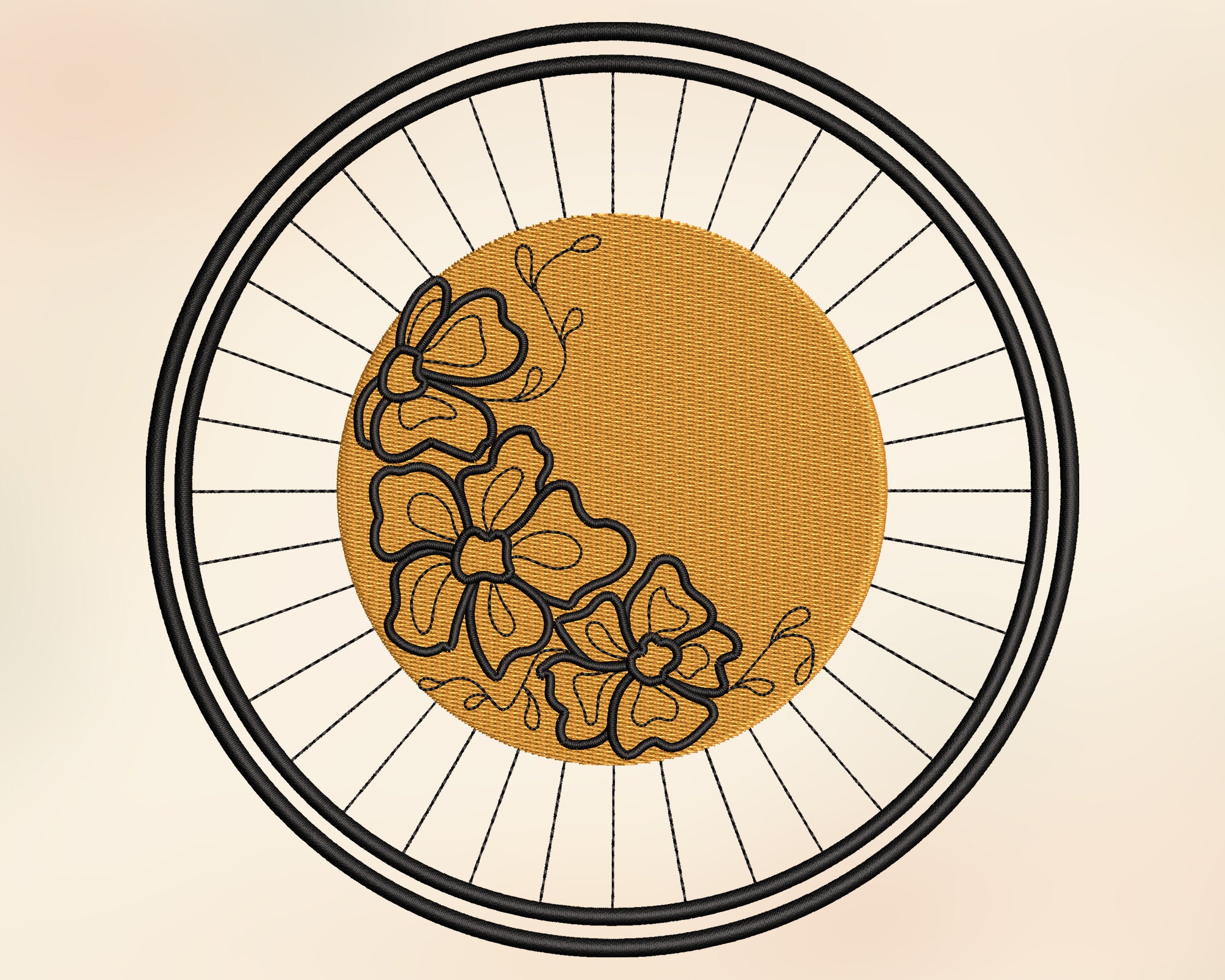 8 Boho Circle Embroidery Designs Machine Embroidery Designs | Etsy