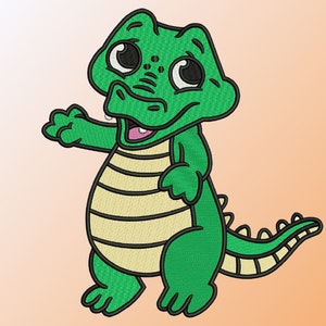 8 Alligator Embroidery Designs, Machine Embroidery Designs, Embroidery ...