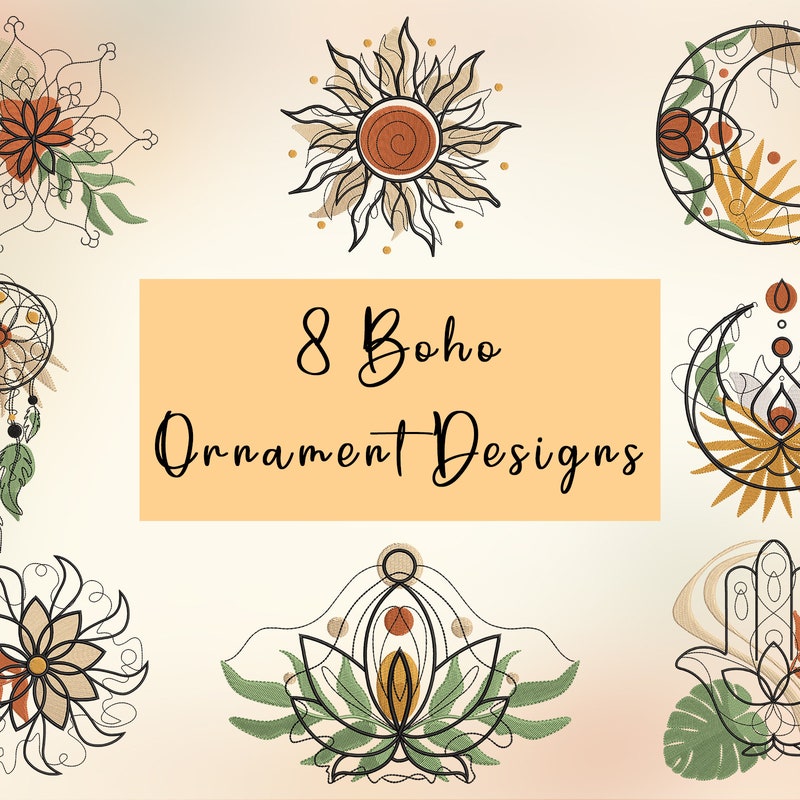 Boho Embroidery - Etsy