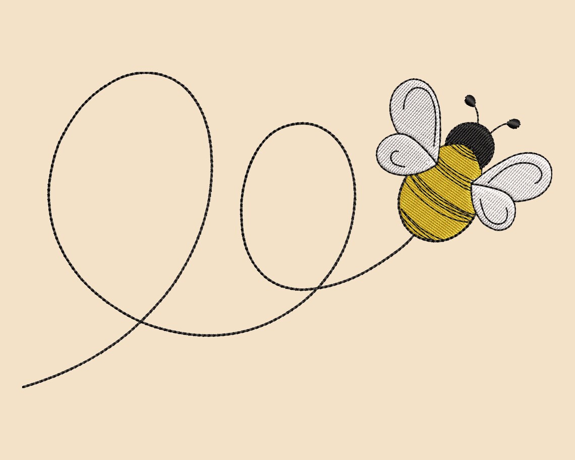 8 Honey Bee Embroidery Designs Machine Embroidery Designs - Etsy