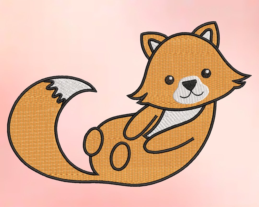 Fox Embroidery Design, Machine Embroidery Design, Embroidery Design for ...