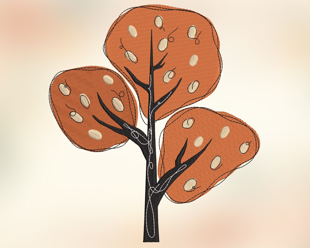 Boho Tree Embroidery Design, Machine Embroidery Design, Embroidery ...