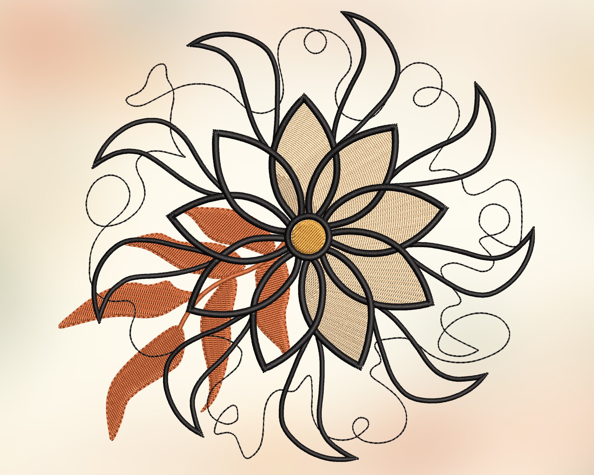 8 Boho Ornament Embroidery Designs, Machine Embroidery Designs ...