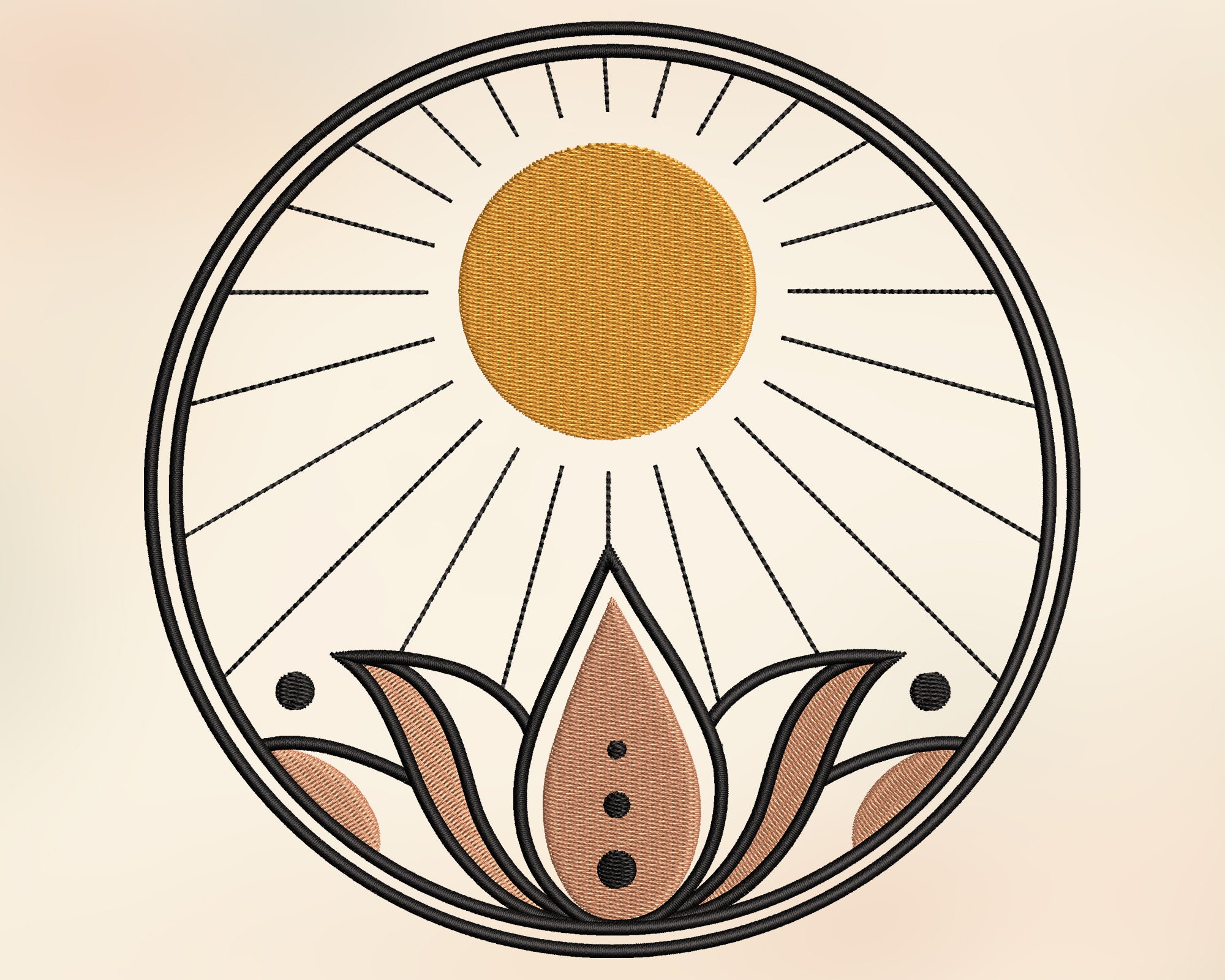 8 Boho Circle Embroidery Designs Machine Embroidery Designs | Etsy