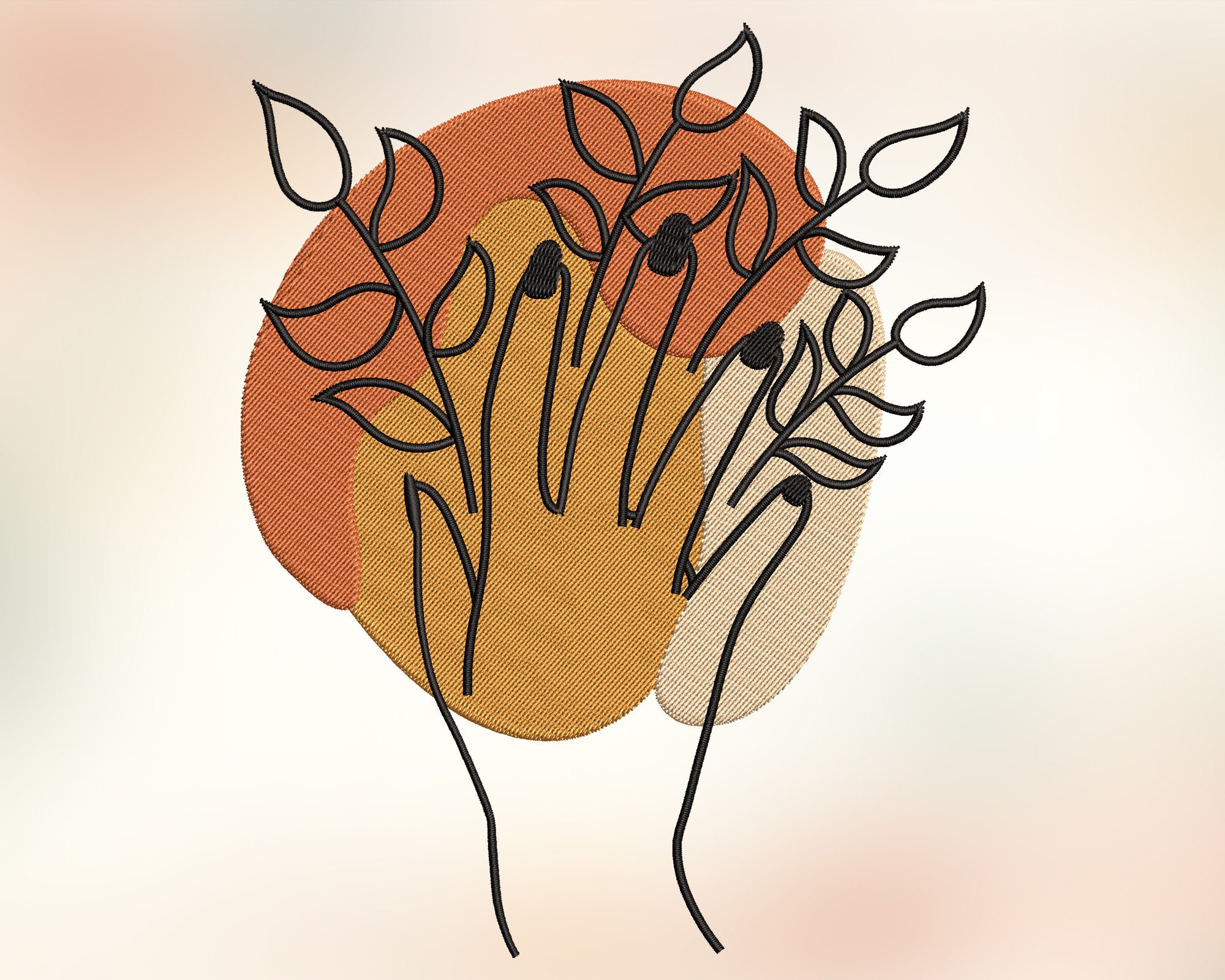 8 Boho Hand Embroidery Designs Machine Embroidery Designs | Etsy