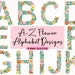6 Sets of A-Z Alphabet Embroidery Designs, Machine Embroidery Designs ...