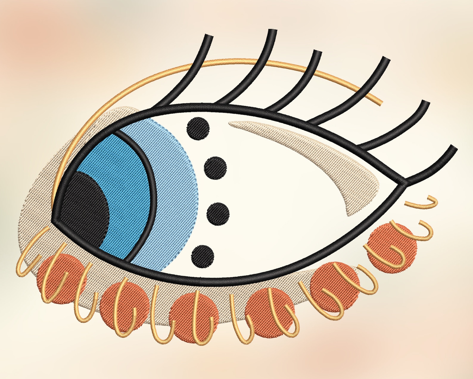 8 Boho Eye Embroidery Designs Machine Embroidery Designs | Etsy Australia