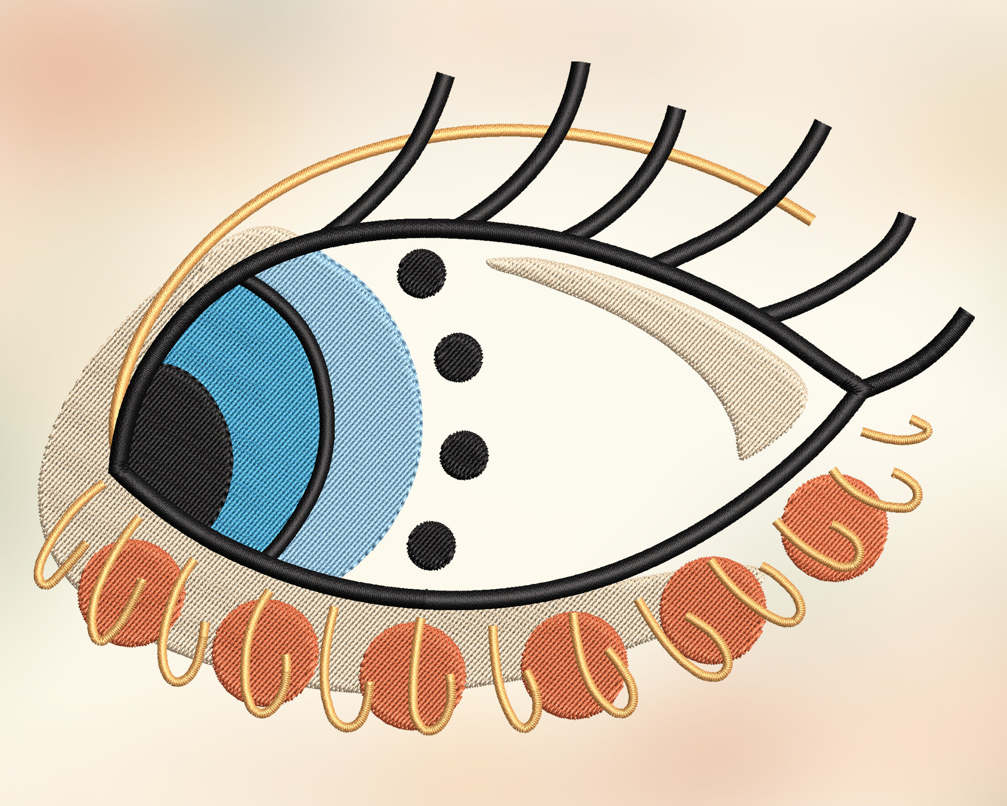 8 Boho Eye Embroidery Designs Machine Embroidery Designs - Etsy