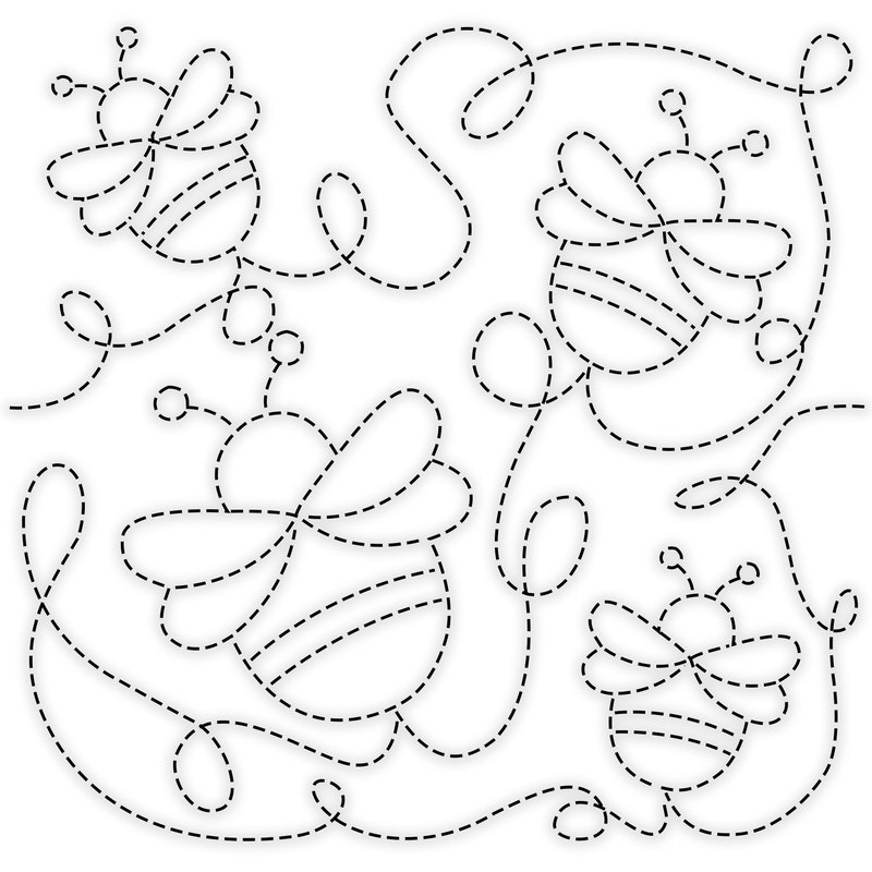 Bee Applique for Quilt - Etsy UK