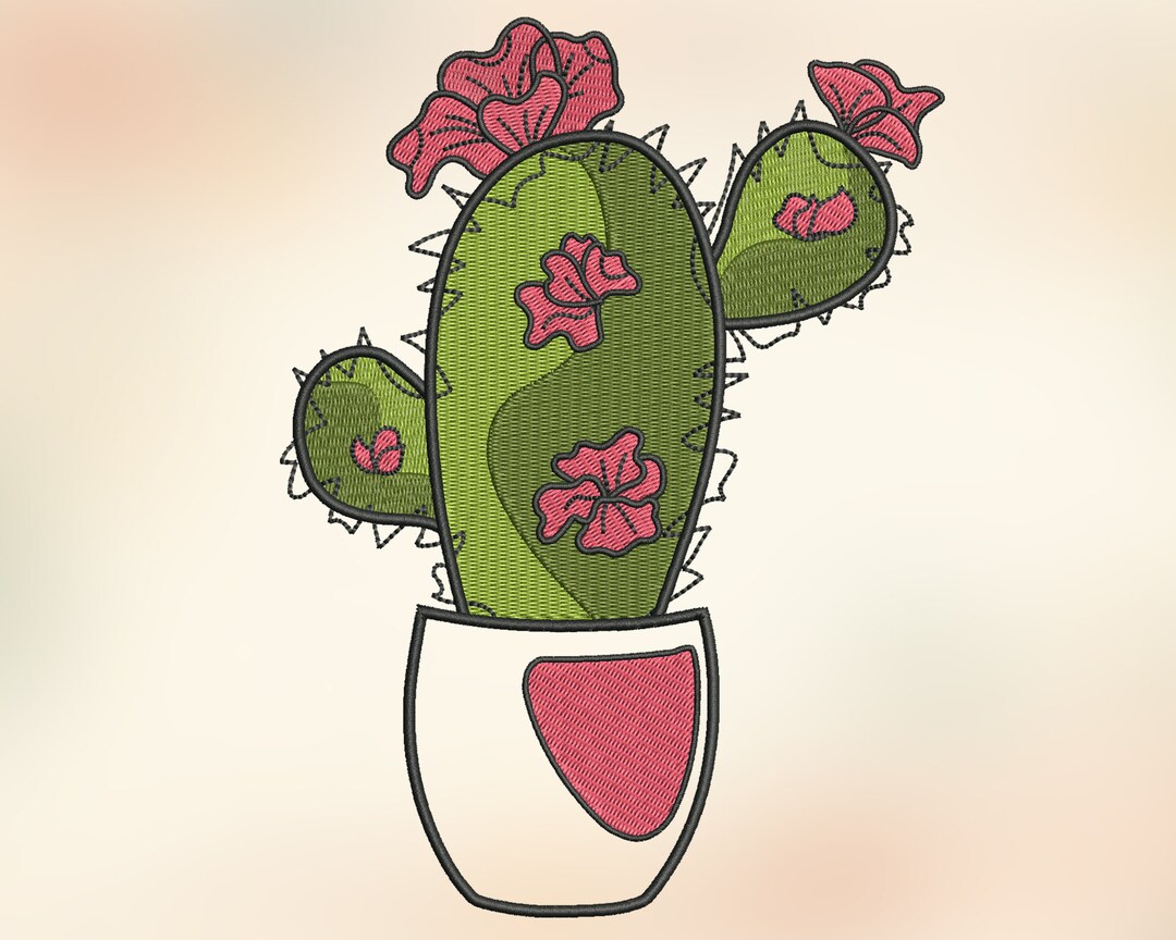 Cactus Embroidery Design, Machine Embroidery Designs, Embroidery ...