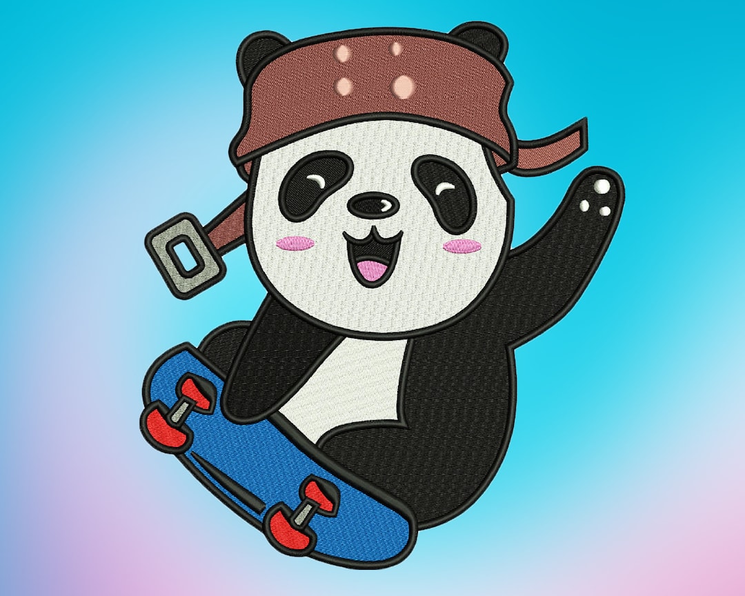 Panda Embroidery Design, Machine Embroidery Design, Embroidery Design ...