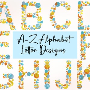 4 Sets of A-Z Alphabet Embroidery Designs, Machine Embroidery Designs ...