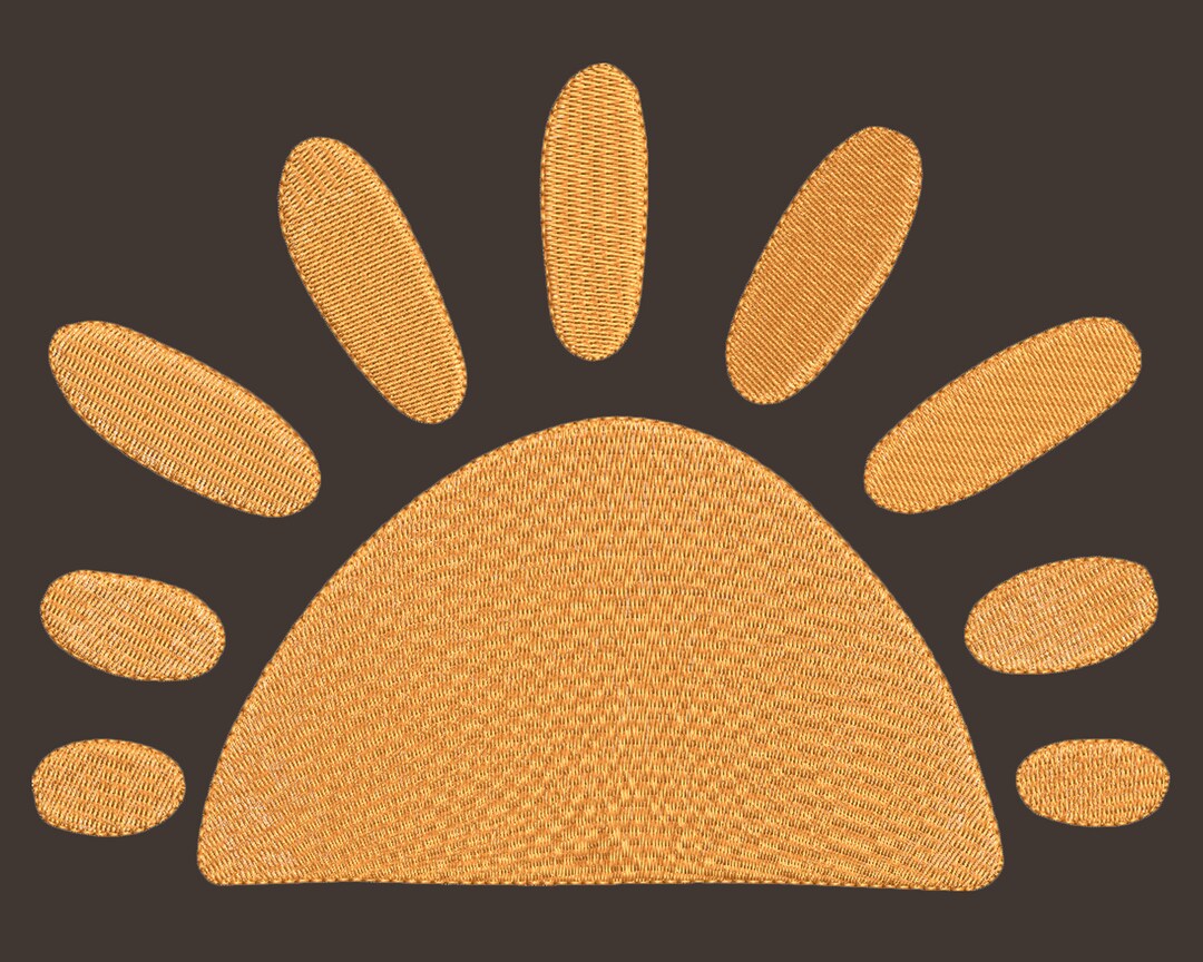 Boho Sun Embroidery Design, Machine Embroidery Design, Embroidery ...