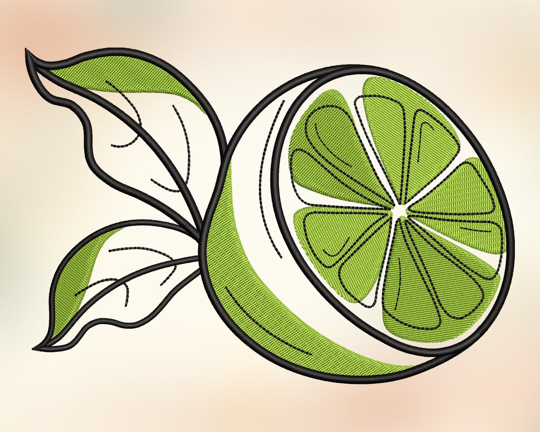 Lime Embroidery Design, Machine Embroidery Design, Embroidery Design ...