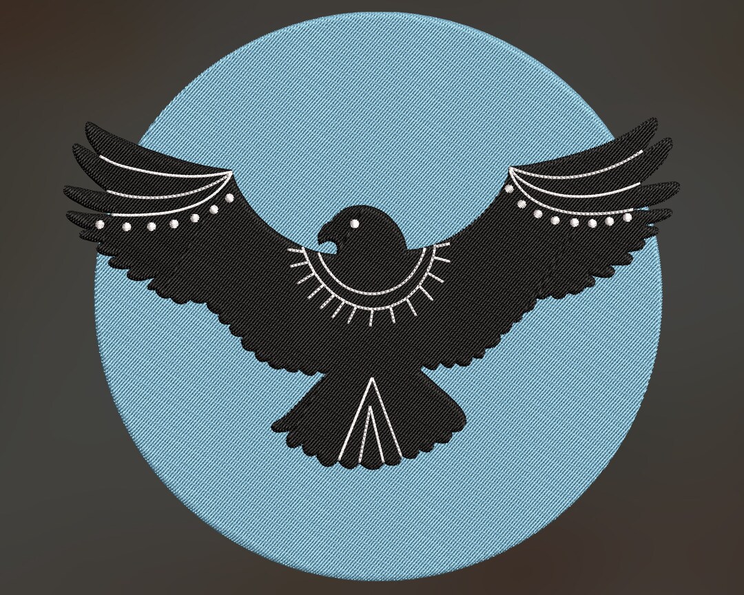 Boho Eagle Embroidery Design, Machine Embroidery Design, Embroidery ...
