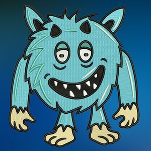 8 Monster Embroidery Designs, Machine Embroidery Designs, Embroidery ...