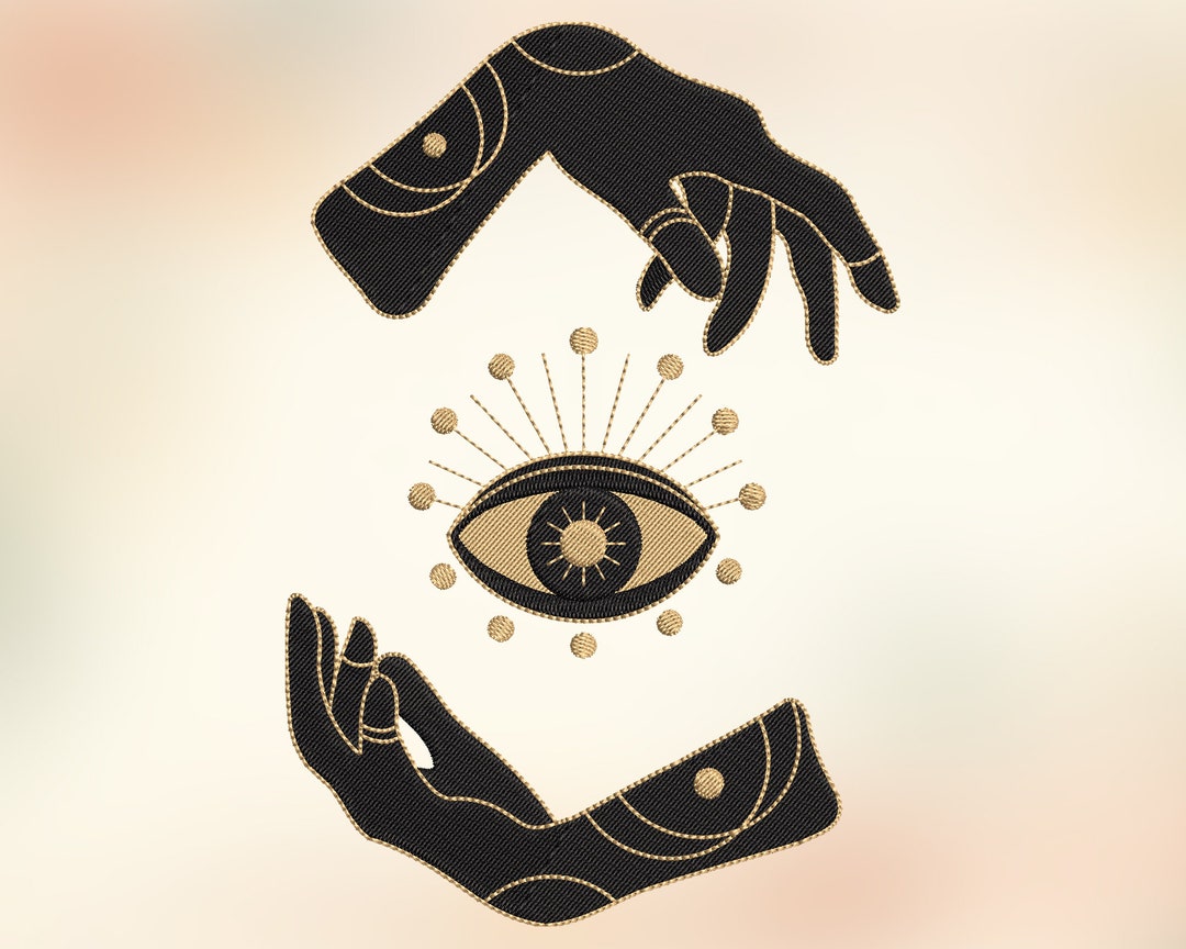 Eye Embroidery Design, Machine Embroidery Design, Embroidery Design for ...