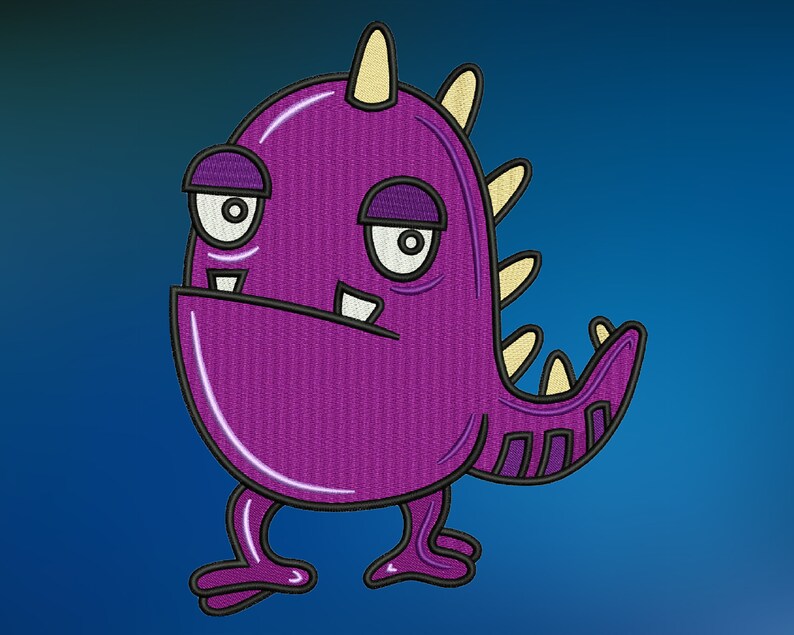 8 Monster Embroidery Designs Machine Embroidery Designs - Etsy