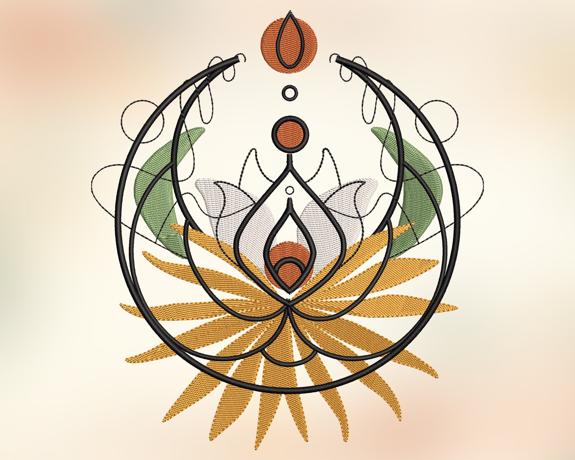 8 Boho Ornament Embroidery Designs, Machine Embroidery Designs ...