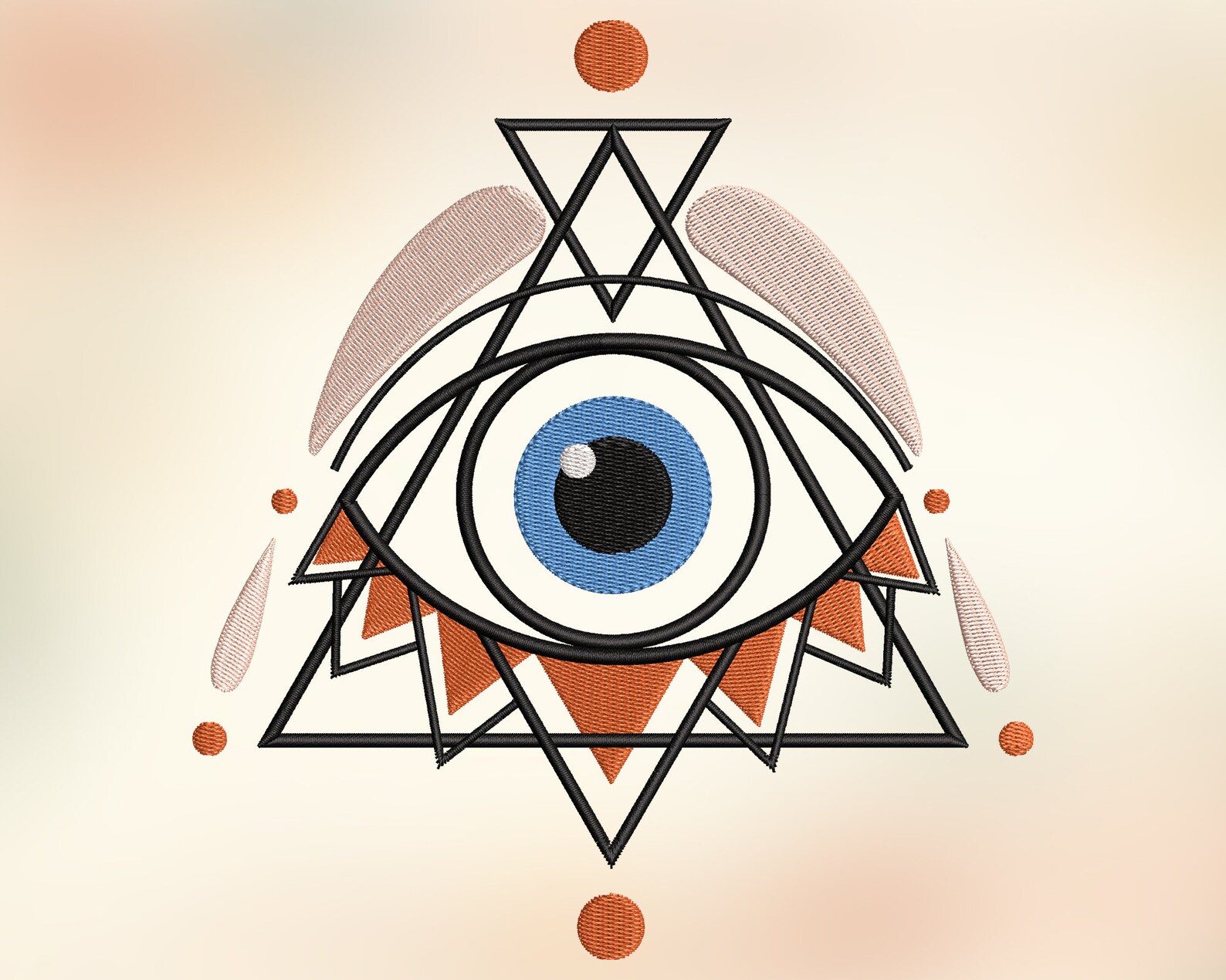 8 Boho Eye Embroidery Designs Machine Embroidery Designs | Etsy Australia