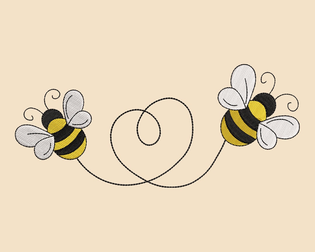 Bee Embroidery Design, Machine Embroidery Design, Embroidery Design for ...