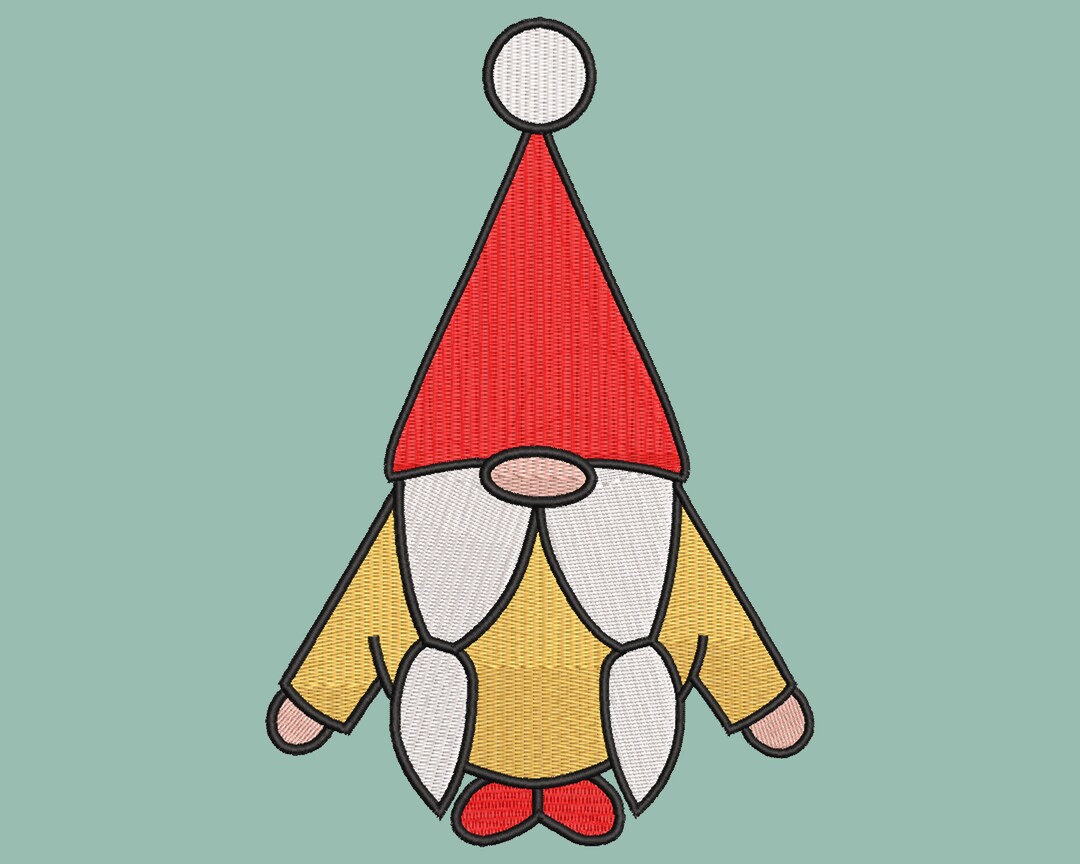 Gnome Embroidery Design, Machine Embroidery Design, Embroidery Design ...